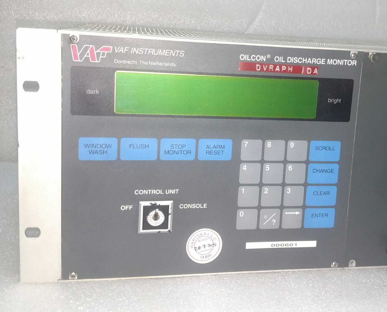 VAF Instruments ODME MK5 Oil Discharge Monitor 95-250VAC Oilcon Control ...