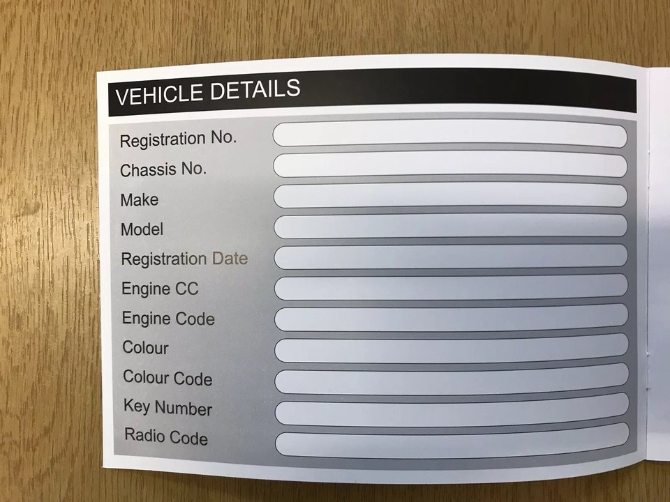 HONDA SERVICE BOOK ALL MODELS COVERED BLANK BRAND NEW SERVICE BOOK ...