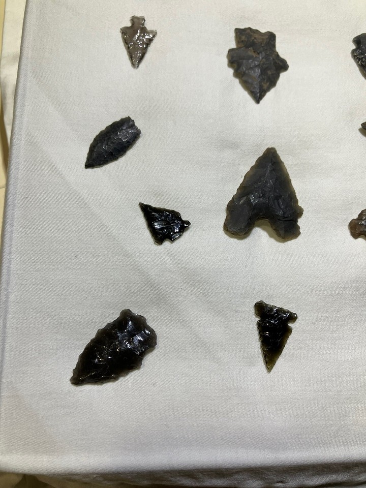 Arrowhead Collection - Obsidian - Oregon - Authentic | eBay