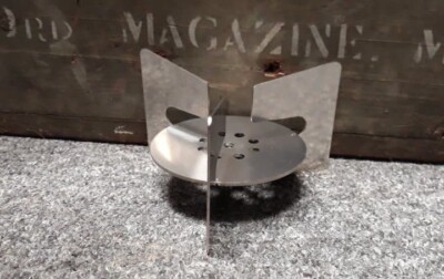 Stainless WW2 Style British Army Folding Tommy Cooker Hexamine Cooking ...