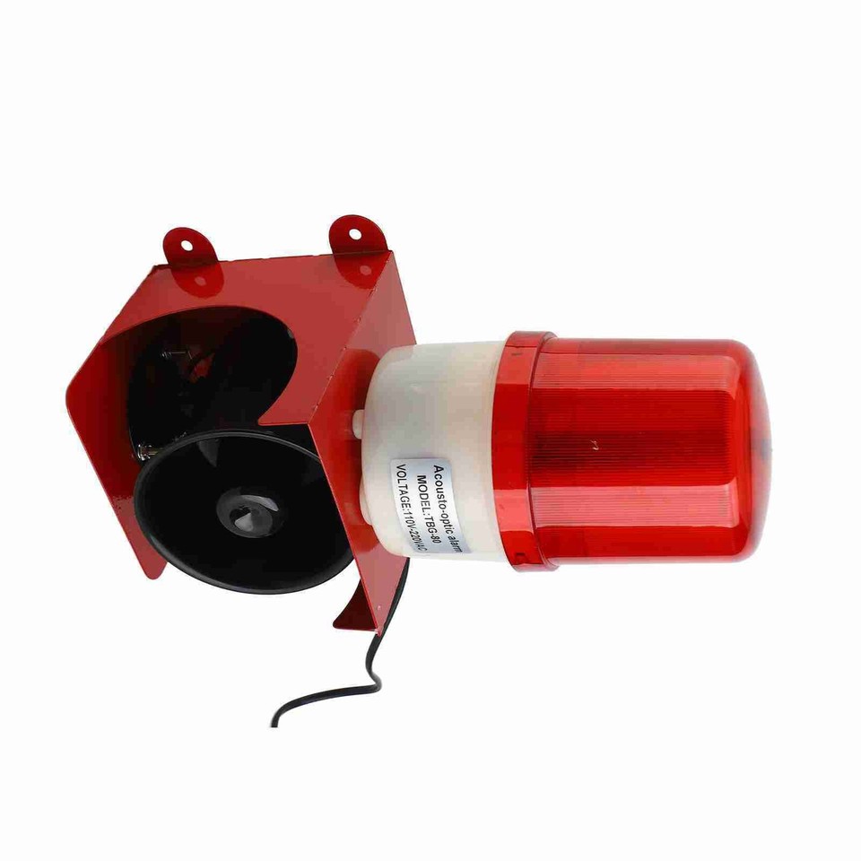 Industrial Alarm Audible And Visual LED Strobe Alarm High Decibel Sound ...