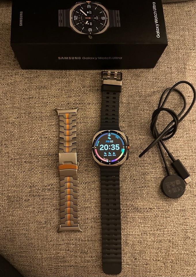 Samsung galaxy Watch Ultra Titanium Silver Model : SM-L705F 47mm | eBay