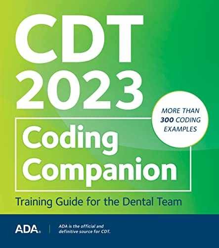 CDT 2023 Coding Companion: - Spiral-bound, by American Dental ...