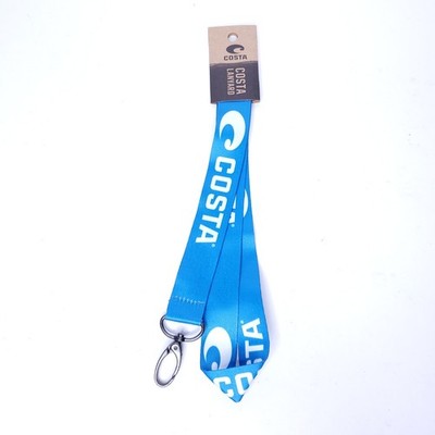 Costa Del Mar Neck Lanyard With Swivel Snap Hook Blue LY46 Key Chain ...