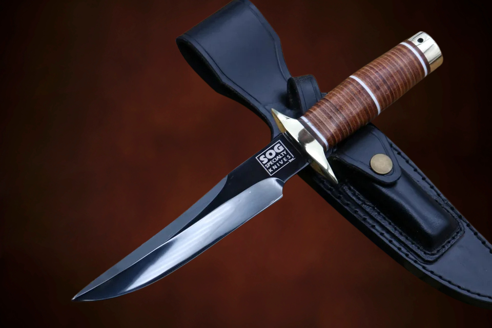 CUSTOM HANDMADE D2 STEEL SOG RECON BOWIE KNIFE WITH LEATHER SHEATH | eBay