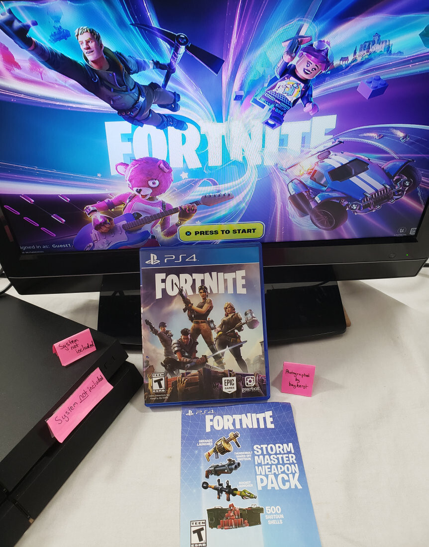 Fortnite PS4 Base Game with Case Insert Code PlayStation 4 fort nite ...