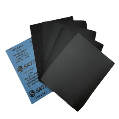 9x11" Sandpaper 60-3000 Grit Dry Wet Sand Paper Silicon Carbide Sanding ...