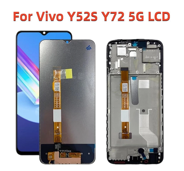 LCD Display Touch Screen Digitizer Assembly With Frame For Vivo Y72 5G ...
