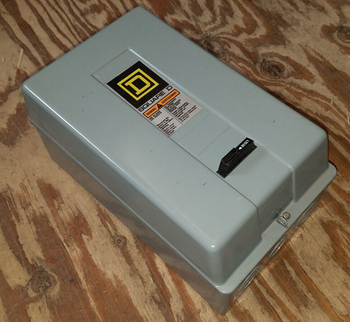 SQUARE D 8536 SDG1V02 MAGNETIC MOTOR STARTER SIZE 2 120V COIL 88192 | eBay