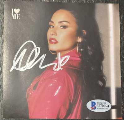 DEMI LOVATO SIGNED I LOVE ME CD INSERT BECKETT COA | eBay