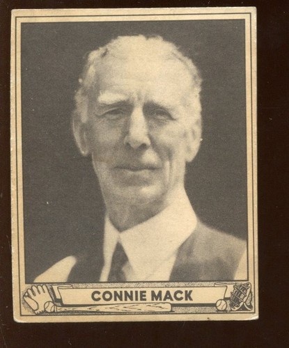 1940 Play Ball Baseball Card #132 Connie Mack EX+ | eBay