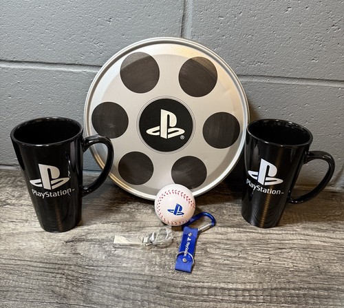 Play Station Promo Items Lot Tin Mugs Keychain PS1 PS2 PS3 Display | eBay