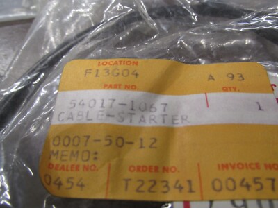 Kawasaki OEM NEW cable 54017-1067 #4367 | eBay