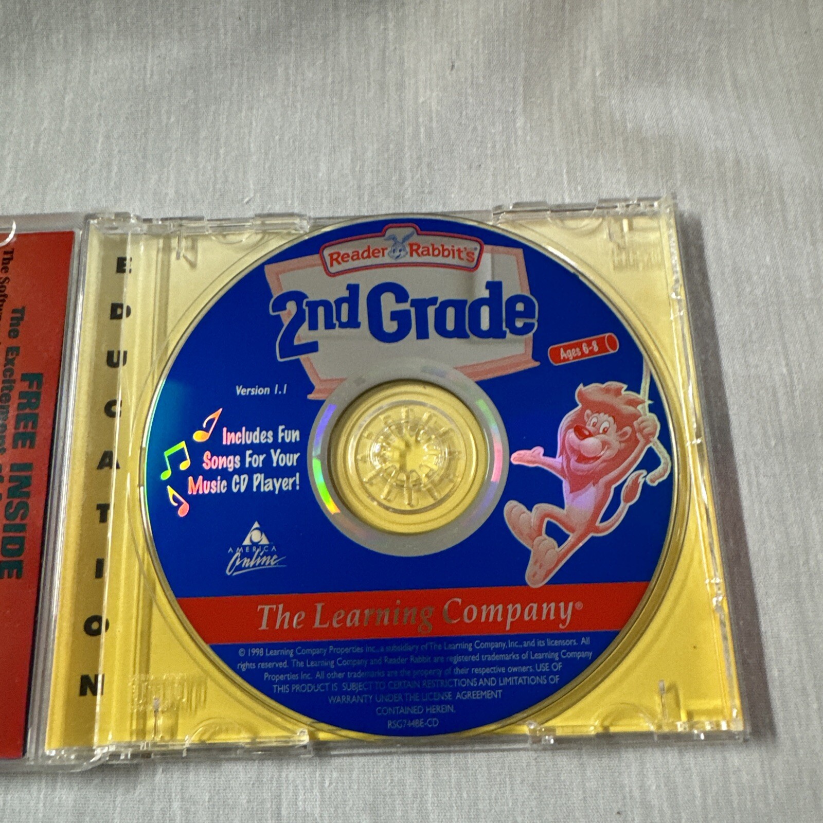 Reader Rabbits 2nd Grade Education The Learning Company PC Windows 95 ...