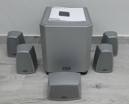 Subwoofer attivo amplificato Boston PV350 + 4 satelliti Micro 35X ...