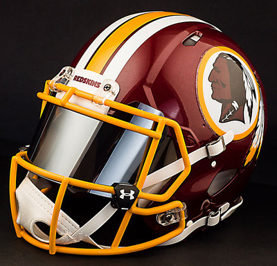 ***CUSTOM*** WASHINGTON REDSKINS Full Size NFL Riddell SPEED Football ...