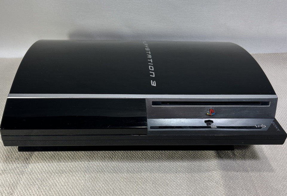 Sony Playstation 3 PS3 Fat Console CECHK01 Tested & Working With Power ...