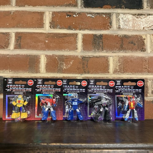 Transformers 2.5” Mini Figure Complete Set Of 5 Hasbro Just Play Toys ...