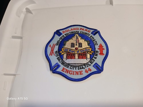MD - Baltimore City Maryland Engine 44 Fire Rescue Department Patch | eBay