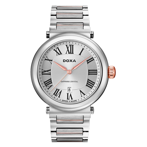 DOXA Men's Casual Silver Dial Stainless steel Waterproof Quartz Watch D185RSV | eBay