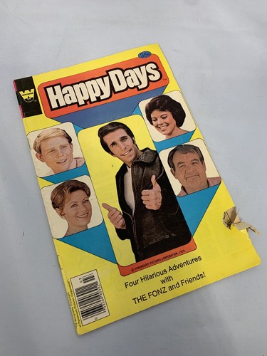 Vintage Happy Days Comic Book#1 (Whitman 1979 Newsstand) The Fonz | eBay UK
