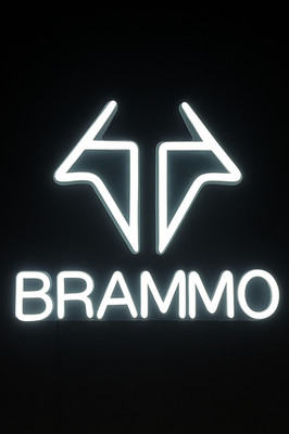 BRAMMO Logo LED Neon Sign 25"x16" Light Man Cave Car Garage Wall Decor ...