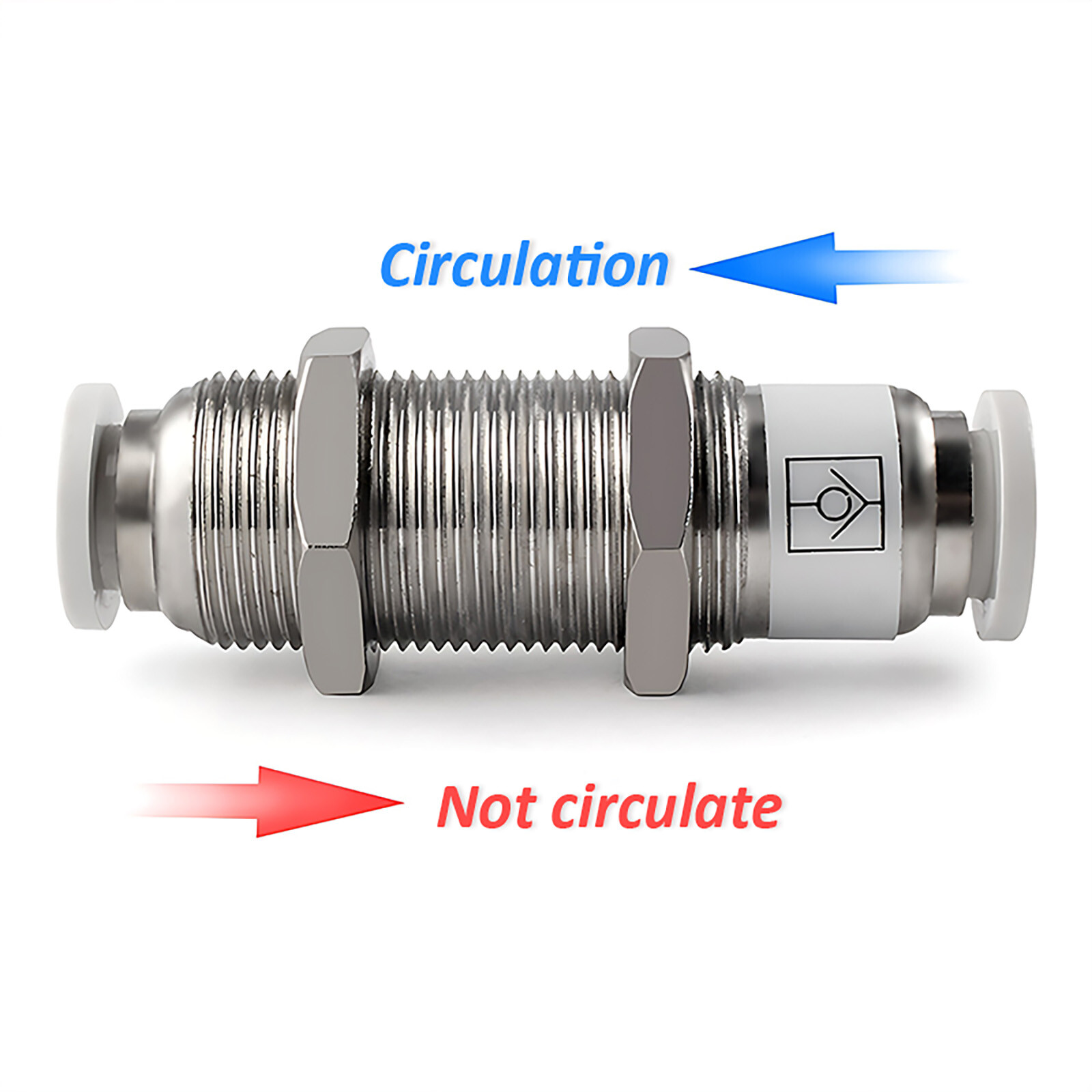 Pneumatic Push Fit Check Valve SPU SPV SPM Non Return Push in Fitting ...