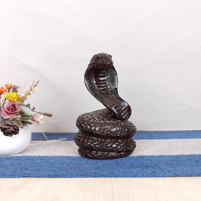 Zodiac Snake Decoration Animal Snake Decoration Redwood Crafts | eBay ...