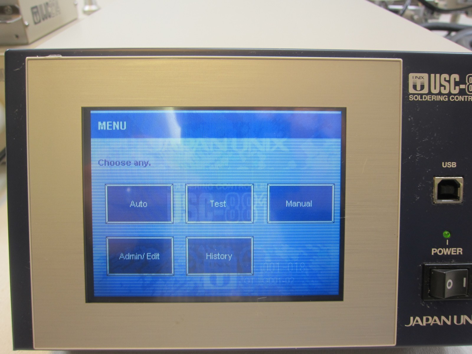 Japan Unix Soldering System USC-881 UMC-087A UPM-011A UJC214 w/cabling ...