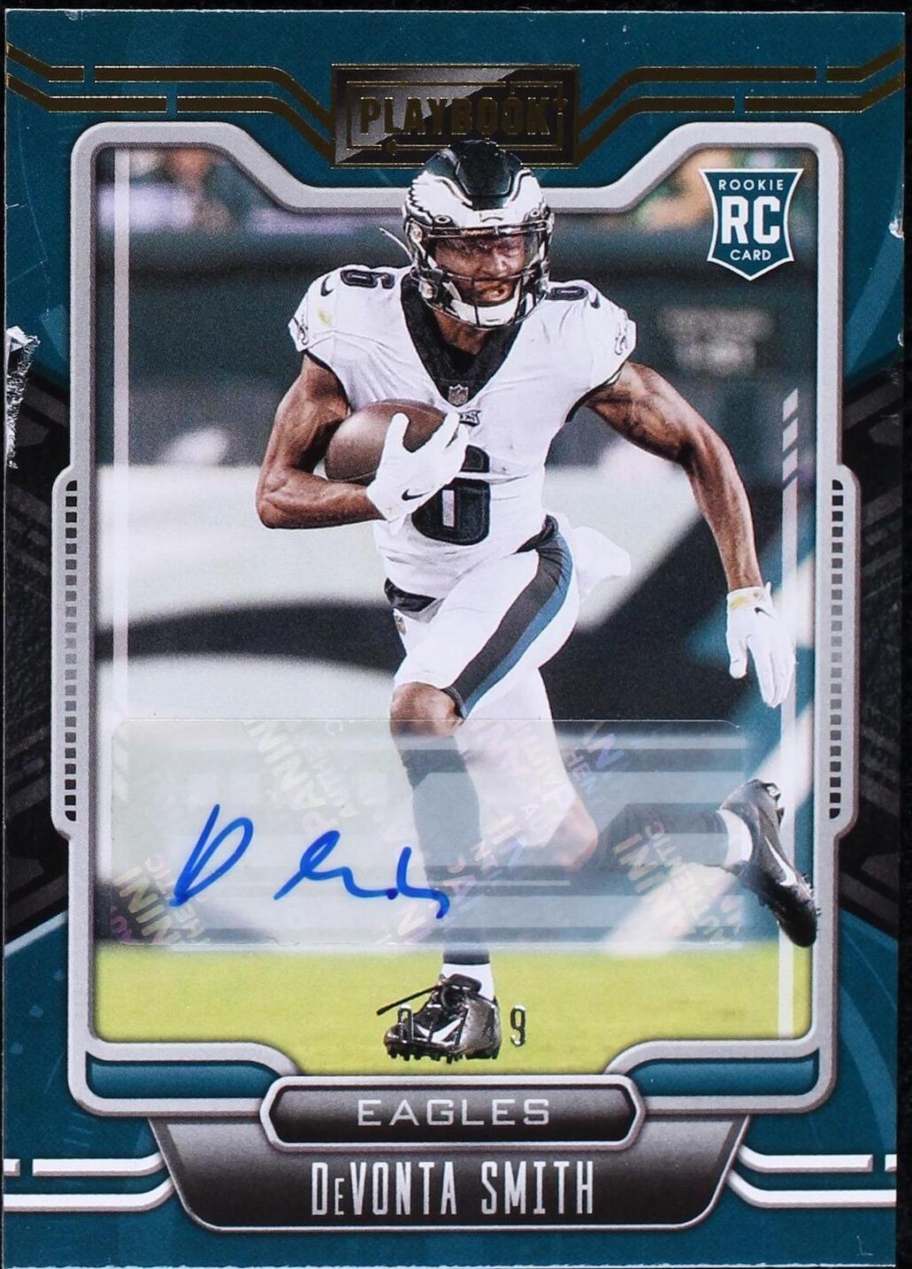2021 Panini Playbook - Rookie Devonta Smith #107 Gold Signatures /49 ...