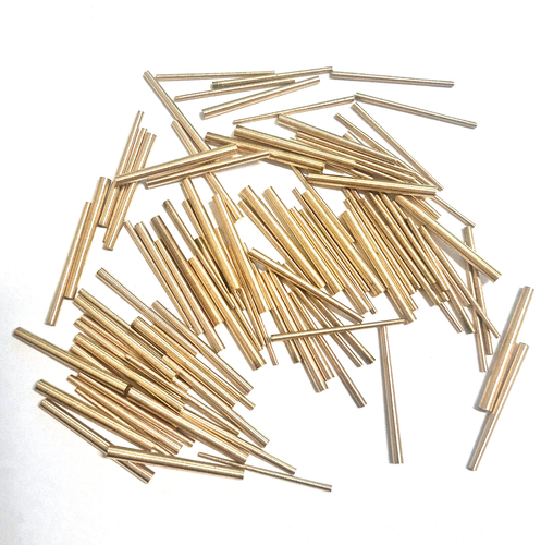 100 x Brass Clock tapered pins - Assorted mixed sizes - pin taper ...