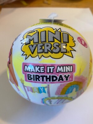 Miniverse Make It Mini Birthday Themes Miniature Series 1 *Pick Your ...