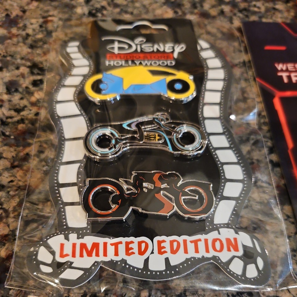 DSSH Tron Trilogy, Tron Ares Lightcycle Pin Set rare and unopened | eBay