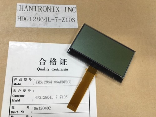 HDG12864L-7-Z10S Hantronix, 128x64 Dots Graphic LCD Display w/ LED ...