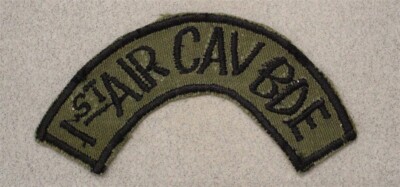 Army patch 5697: 1st Air Cav Bde, large arc (Thai made original) | eBay