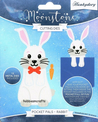 POCKET PALS RABBIT Hunkydory Moonstone Cutting dies MSTONE483 | eBay ...