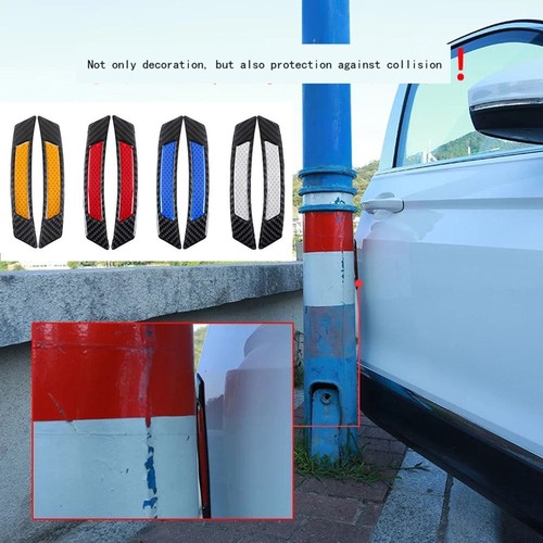 Anti-collision Wheel Eyebrow Carbon Fiber Edge Guard Car Reflective ...