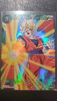 Super Saiyan Son Goku Full Art FOIL BT11-075 M PF DBZS Vermillion ...