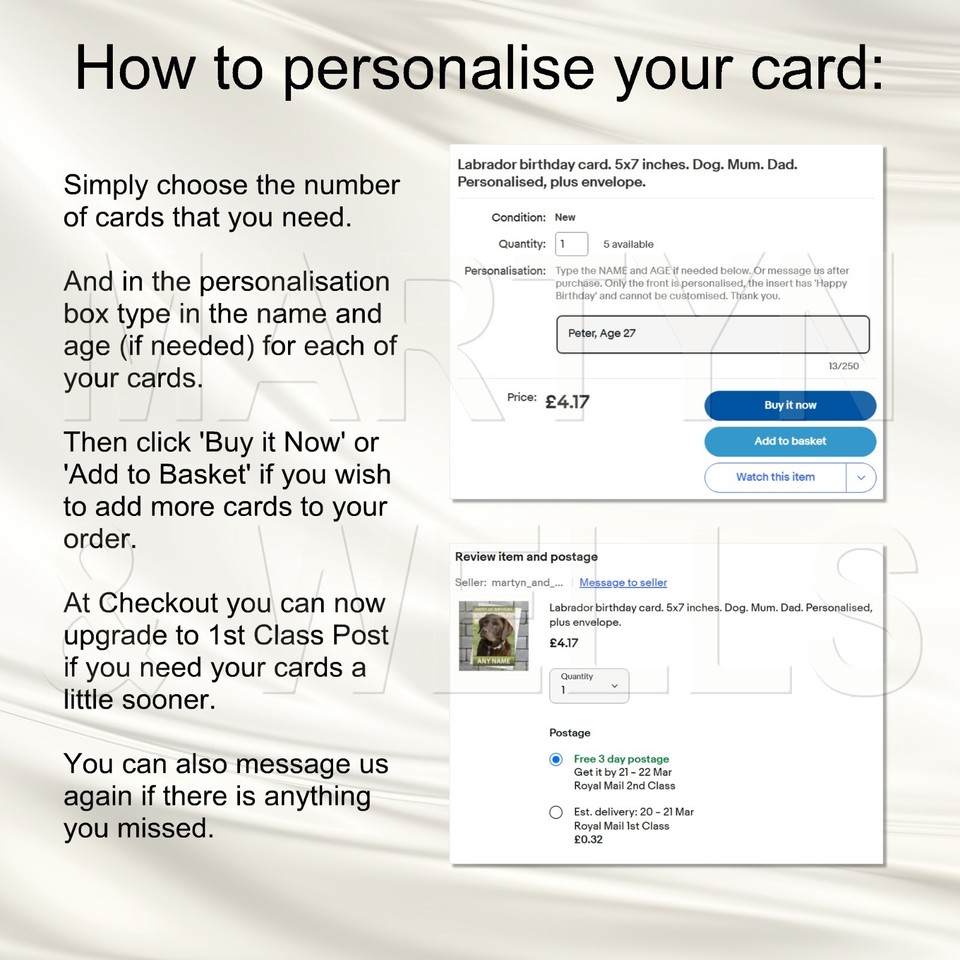 Albus Dumbledore birthday card. 5x7 inches. Hogwarts. Personalised plus ...