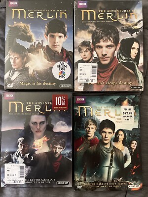 NEW The Adventures Of Merlin Complete Series Seasons 1 2 3 4 BBC Sealed ...