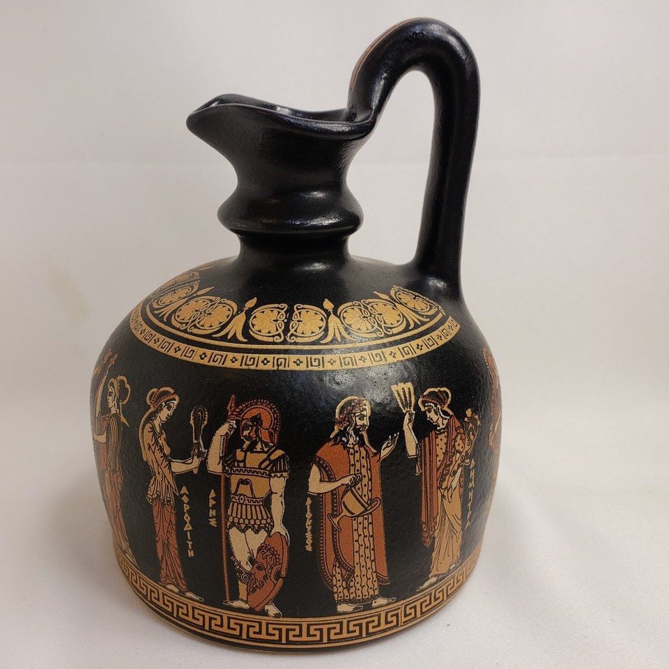 Aphrodite Demeter Athena Hera Zeus Ancient Greek Art Rare Pottery Vase ...