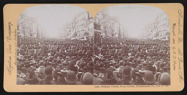 Photo:Military parade, Peace Jubilee, Philadelphia, PA., Oct. 27. '98 ...