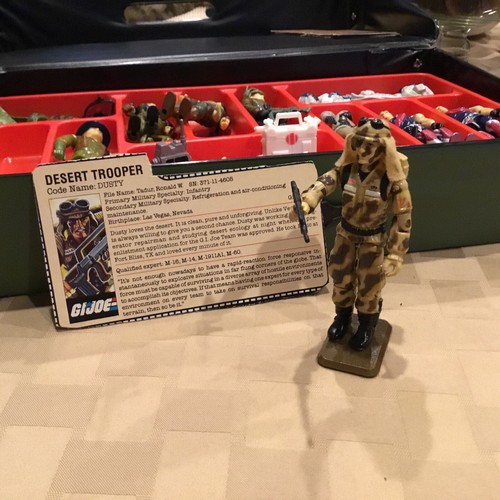 1985 Gi.Joe Dusty Desert Trooper Fig Card Plus ACC. | eBay