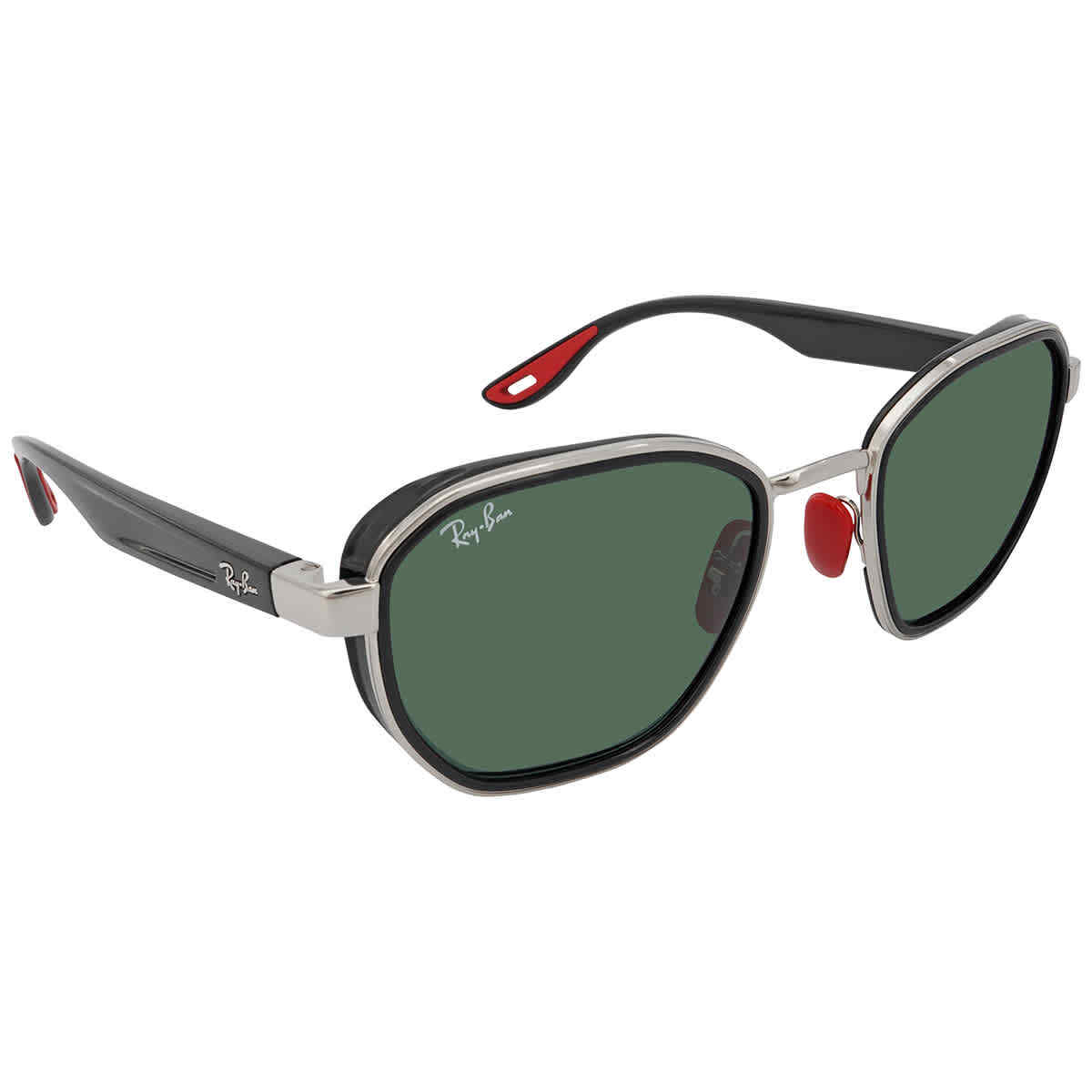 Sunglasses+Ray-Ban+RB3674M+F00771+Silver%2FDrk+Green+Cal.51 for sale ...