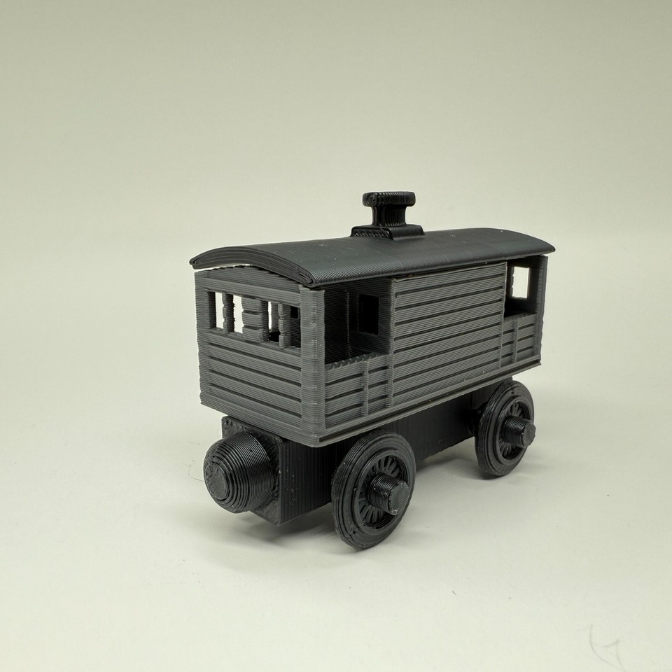 Wooden Railway Compatible Breakvan Caboose Train Custom Made Thomas ...