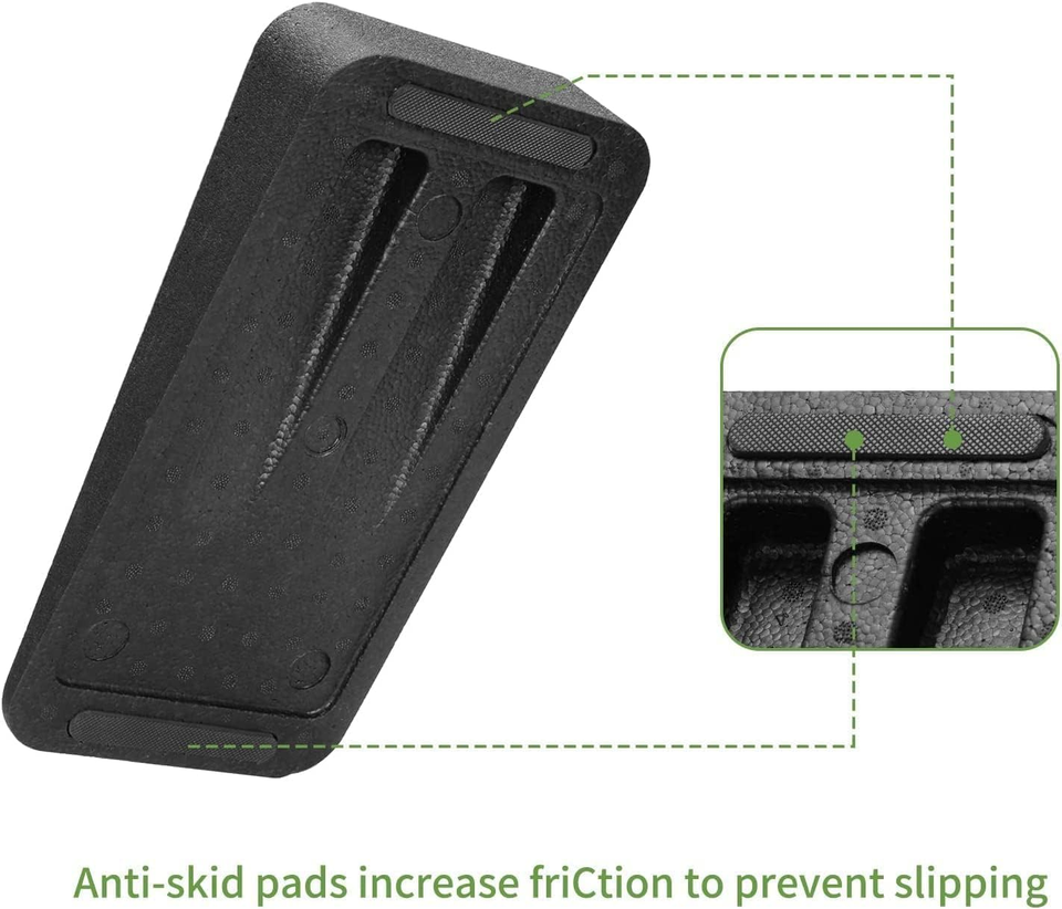 3 Pack Slant Board Squat Wedge Blocks for Calf Stretching, Adjustable ...