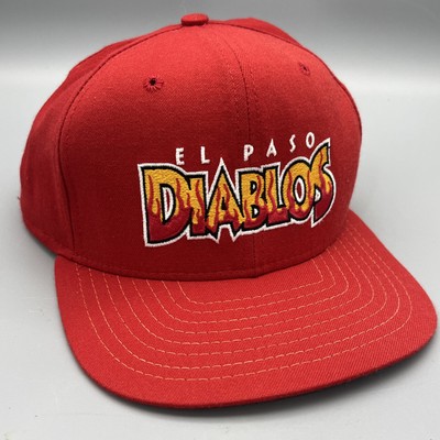 Vintage El Paso Diablos SnapBack Hat Baseball New Era Pro Model Cap ...