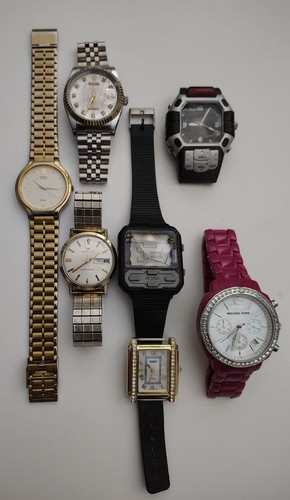 Vintage Watch Lot Hamilton, Seiko , Nelsonic Pac Man Time Piece, Gruen ...