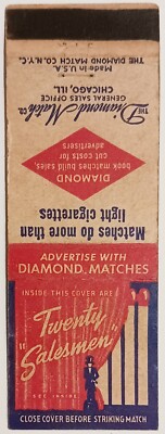 Diamond Matches Twenty "Salesmen" The Diamond Match Co. Vintage ...