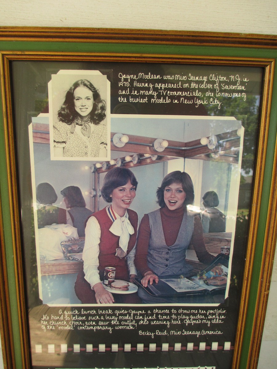 Jayne Modean Pics Dr Pepper 1978 Bottlers Frmed Calendar Jayne Modean